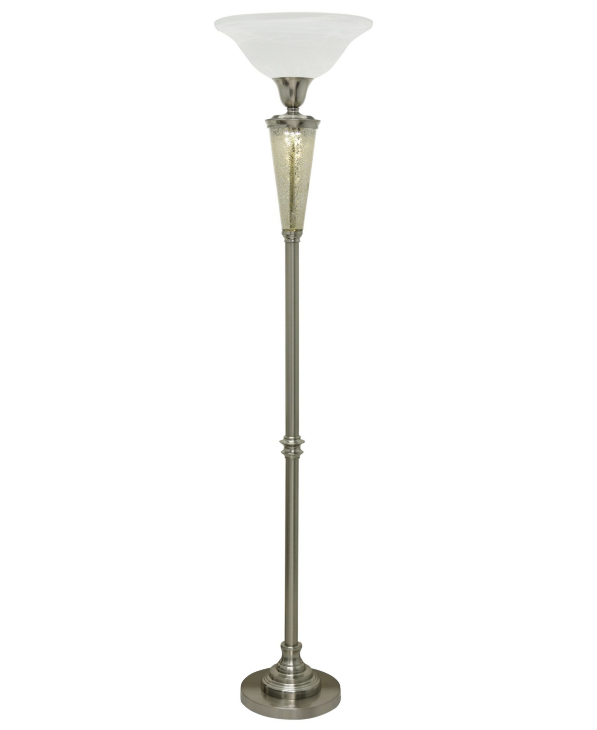 Click here for StyleCraft Northbay Floor Lamp - Silver-Tone prices
