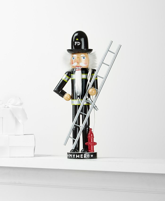Holiday Lane Firefighter Nutcracker, Created for Macy's - Macy's