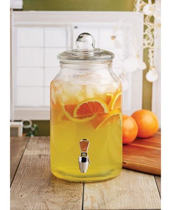 Circle Glass Charming Country Beverage Dispenser, 1 Gal - Macy's