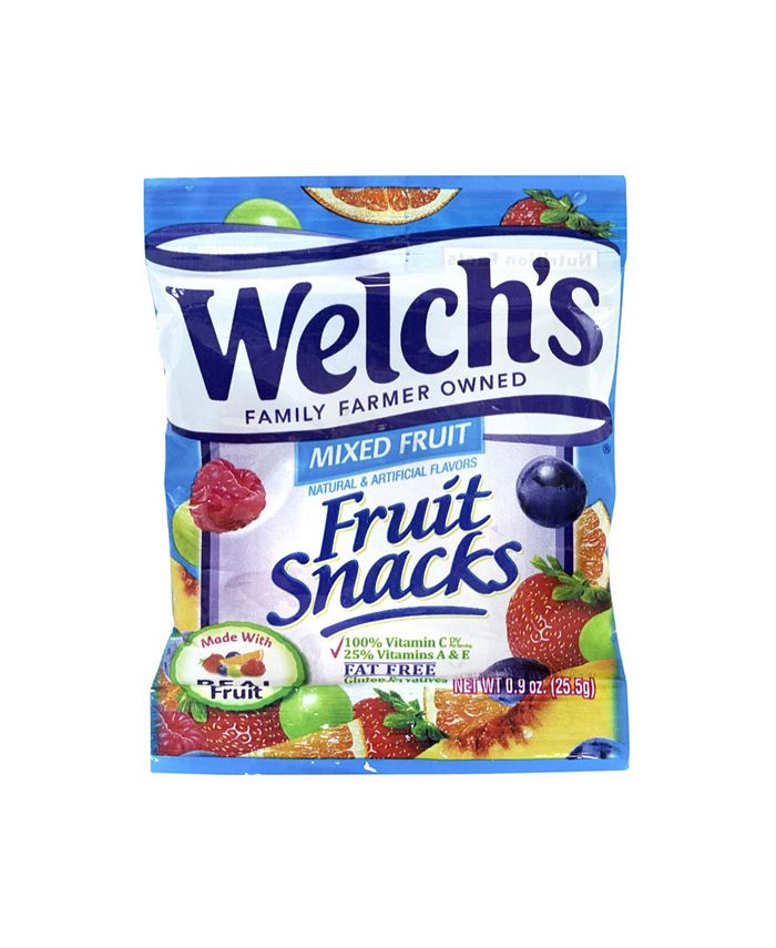 Welch's Mixed Fruits Snacks, 0.9 oz, 66 Count - Macy's