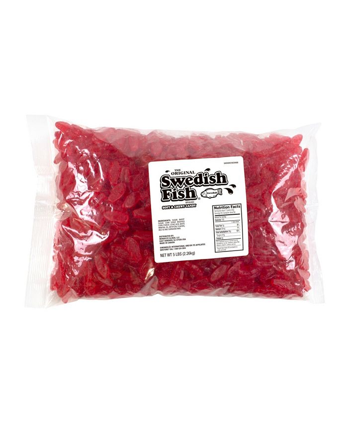 Swedish Fish Mini Red Swedish Fish, 5 lbs - Macy's