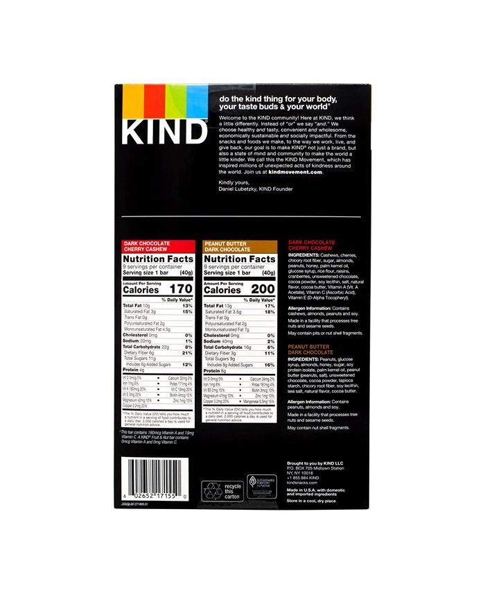 KIND Kind Healthy Variety Pack 18 Count - Macy's
