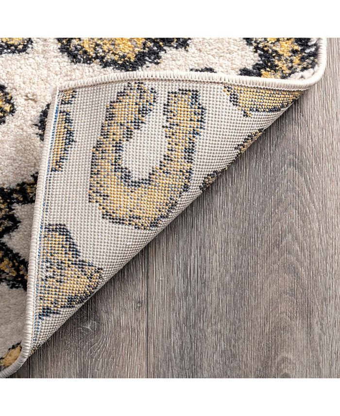 nuLoom Leopard RZBD61B Beige 8' x 10' Area Rug - Macy's