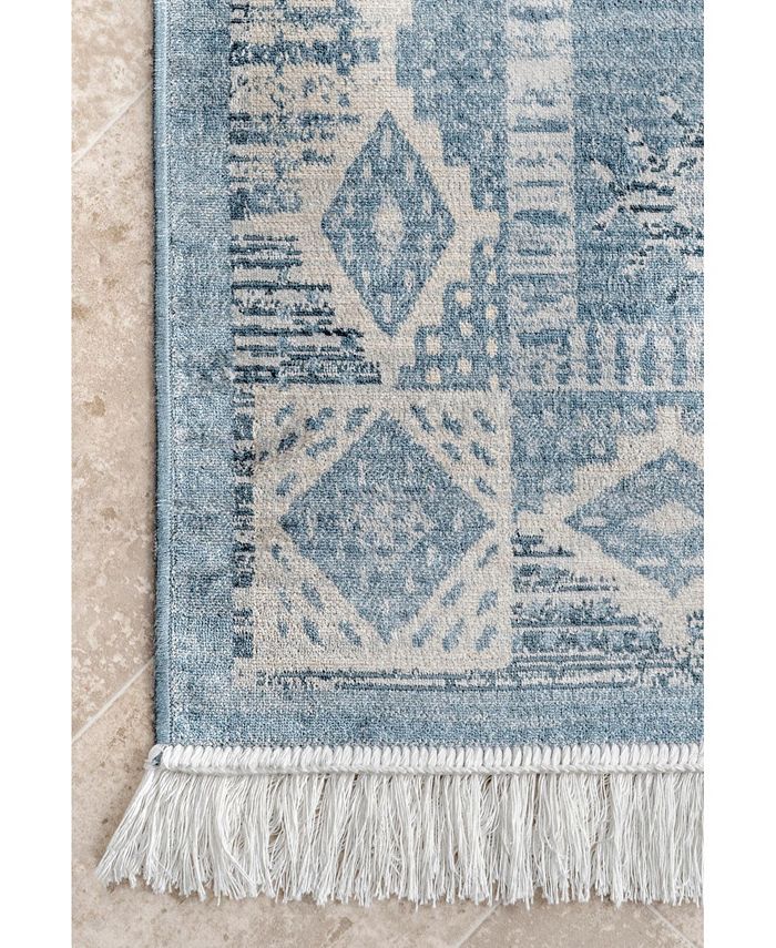 nuLoom Maida DCRS01B Blue 5' x 8' Area Rug - Macy's