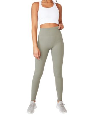 COTTON ON Lifestyle Rib Seamless Tights - Macy's