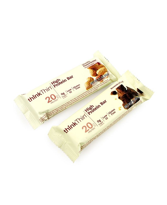 think! (thinkThin) ThinkThin High Protein Bars Variety 20 Gram Protein ...