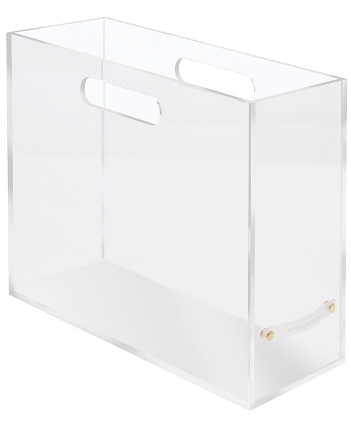 Russell & Hazel Acrylic File Box Slim - Macy's