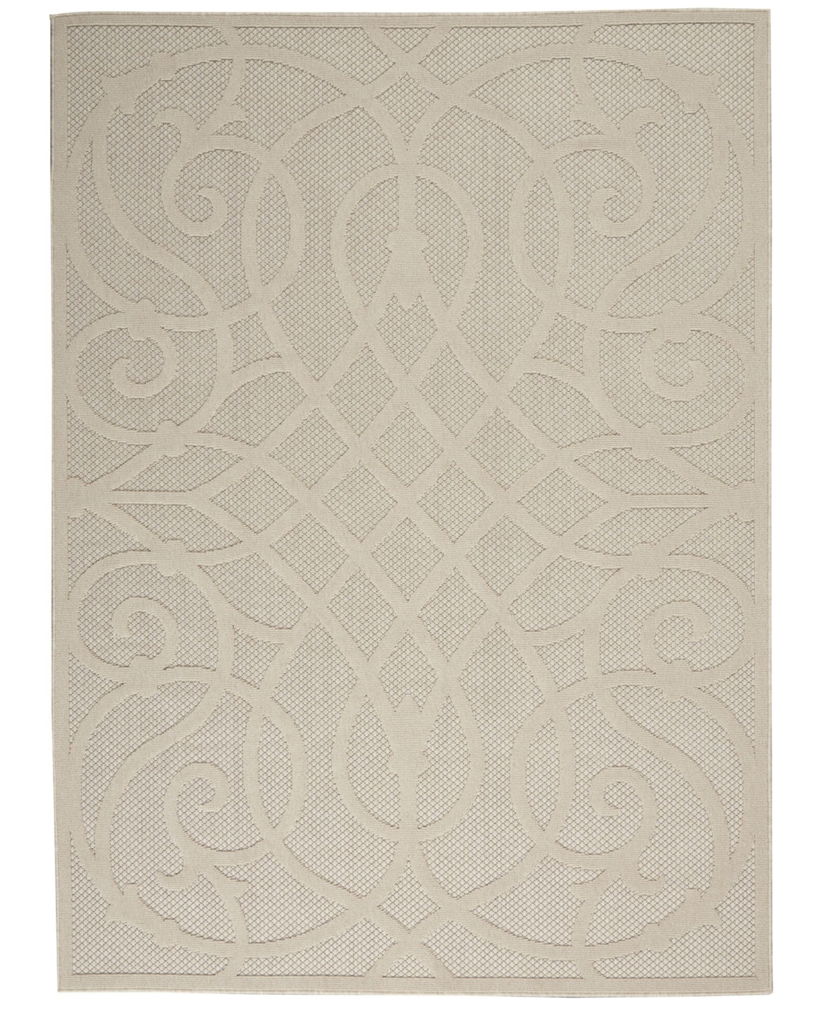 Click here for Nourison Home Cozumel CZM04 Cream 4 x 6 Outdoor Ar... prices