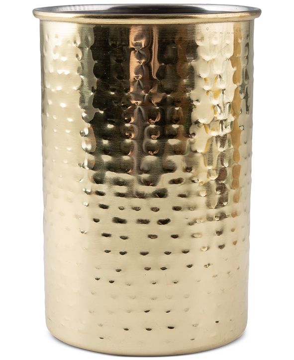 Cambridge Stainless Steel 6-Pc. Hammered Finish Kitchen Utensils ...