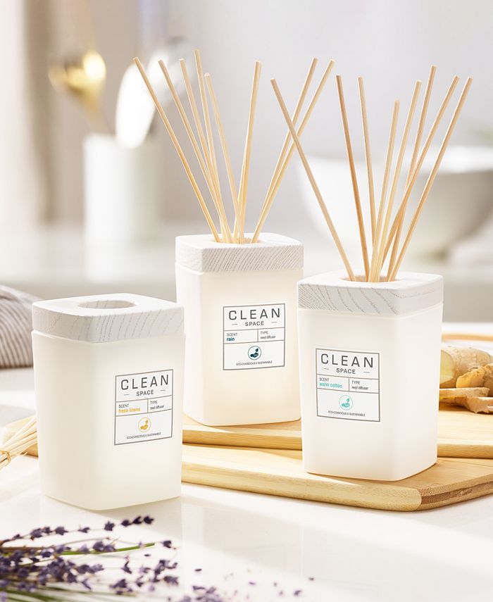 CLEAN Fragrance Fresh Linens Diffuser, 6-oz. - Macy's