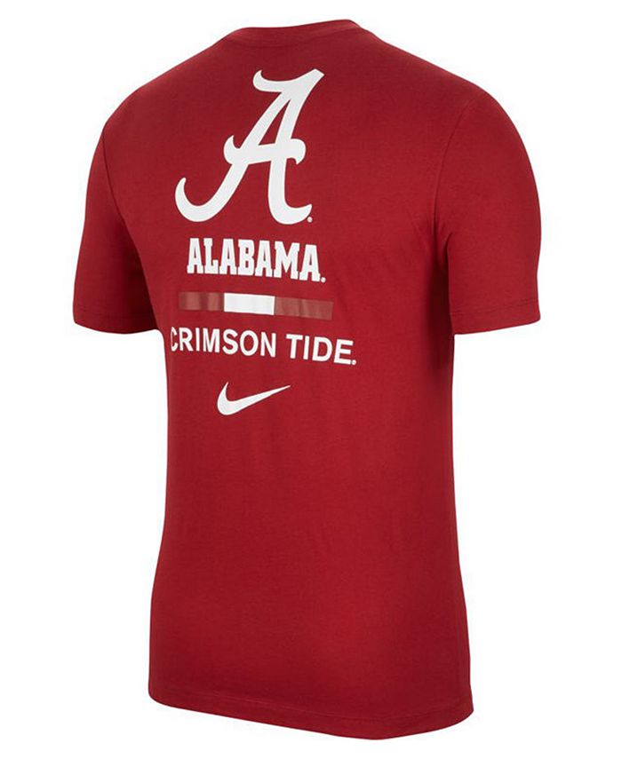 Nike Alabama Crimson Tide Men's Dri-Fit Cotton DNA T-Shirt - Macy's