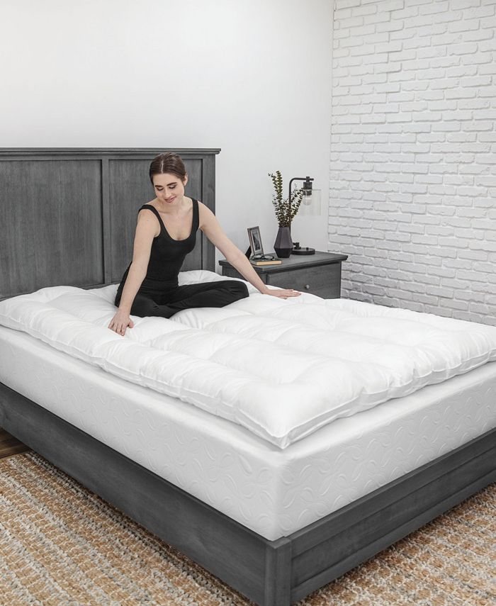 BioPEDIC Eco Classic 3" Down Alternative Fiber Bed Topper, King - Macy's
