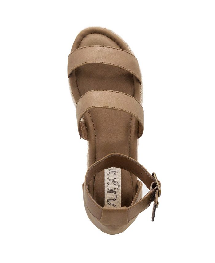 Sugar Women's Tahini Flatform Sandals & Reviews - Sandals - Shoes - Macy's