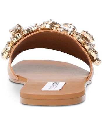 Steve Madden Women's Brionna Rhinestone Slides - Macy's
