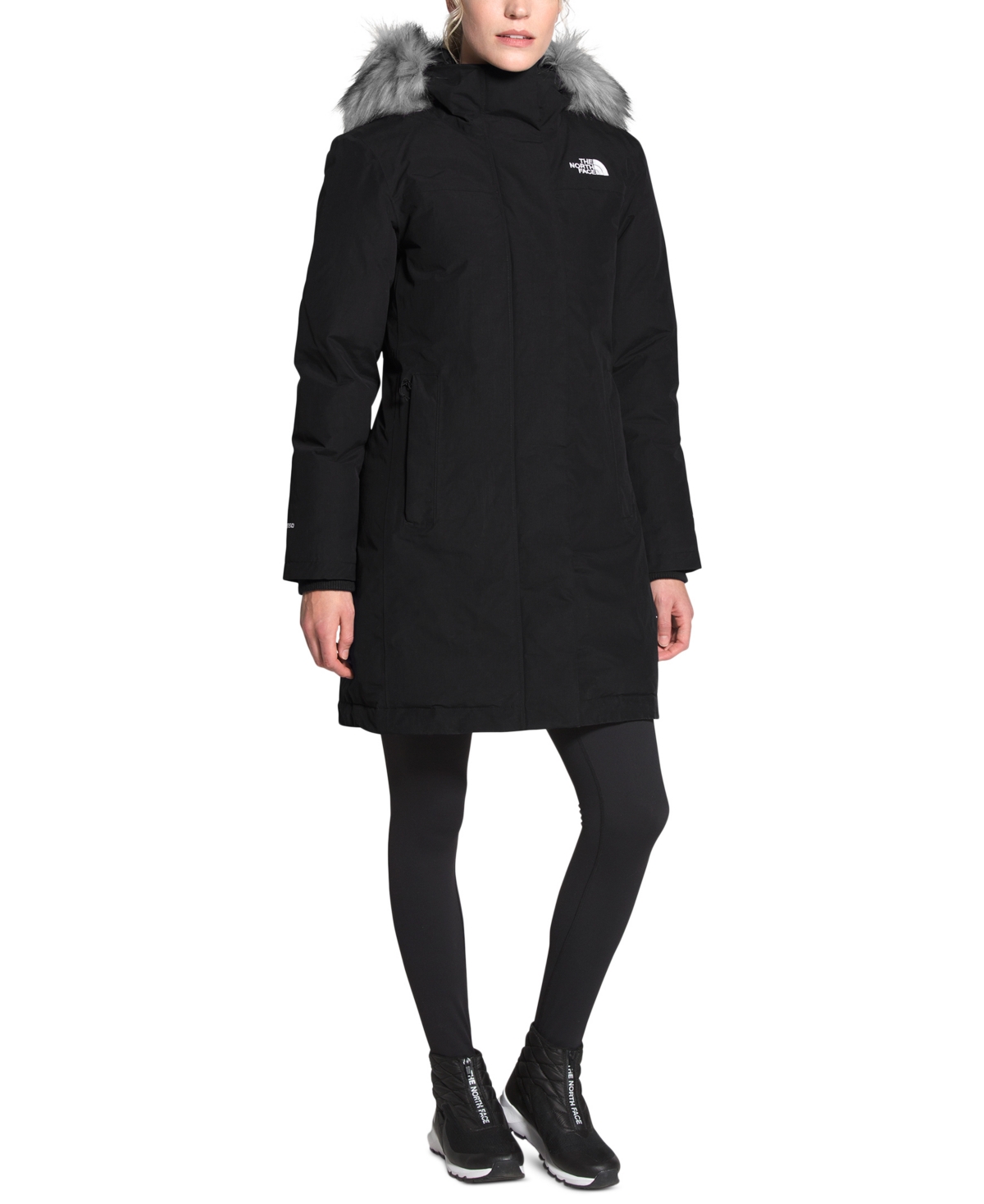 Click here for The North Face Womens Arctic Hooded Faux-Fur-Trim... prices