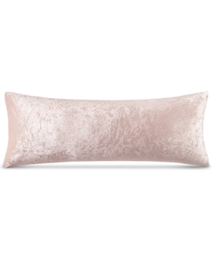Martha Stewart Collection Whim By Crushed Velvet 54 X 20 Body Pillow Created For Macy s Bedding In Pink ModeSens