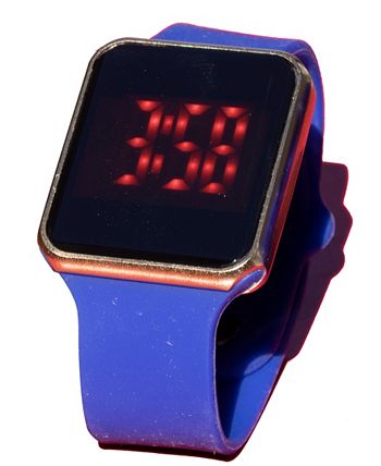 Ztech Unisex LED Touch Watch and Wireless Headphones with Portable ...