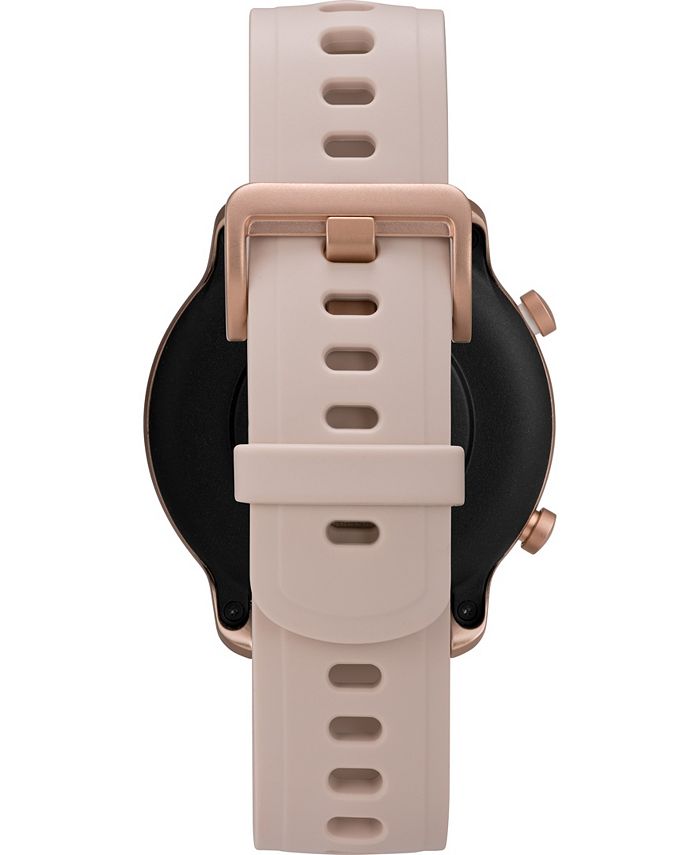 Timex Women's Metropolitan R Blush Silicone Strap Amoled Touchscreen ...