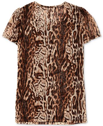 INC International Concepts INC Printed Puff-Sleeve Top, Created for ...