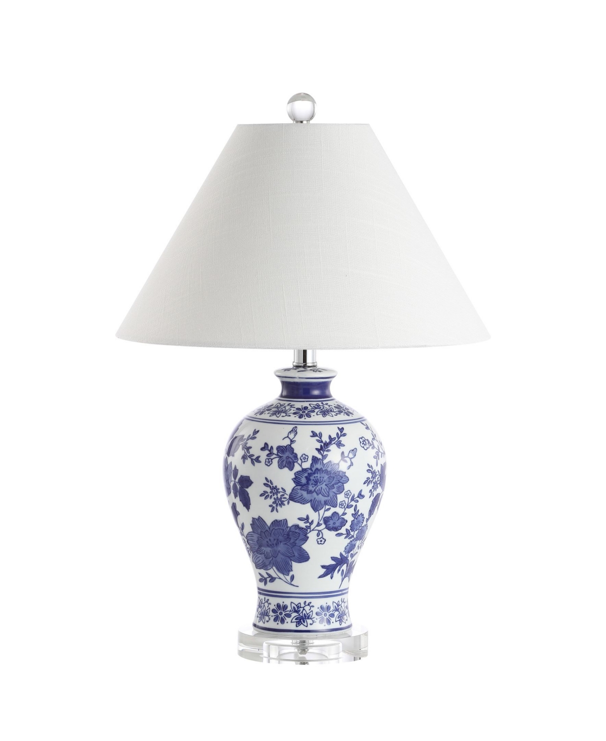 Click here for Jonathan Y Song Chinoiserie Floral Led Table Lamp... prices