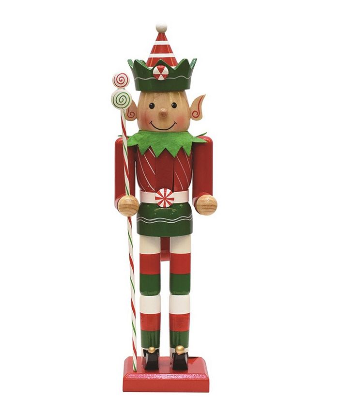 Northlight Striped Elf Christmas Nutcracker - Macy's