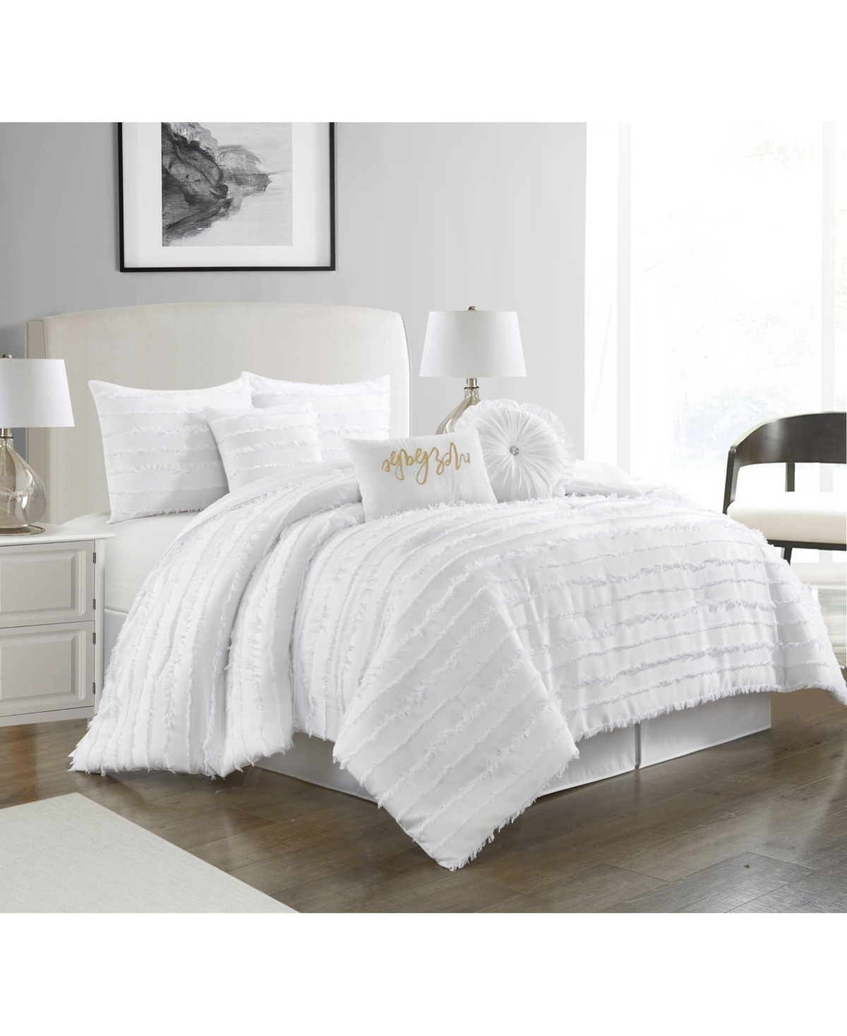 Click here for Stratford Park Suva 7-Piece Comforter Set  King -... prices