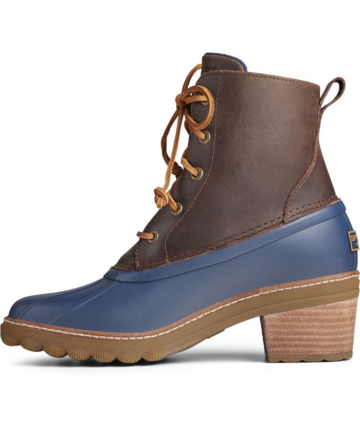Sperry Heeled Saltwater Booties - Macy's
