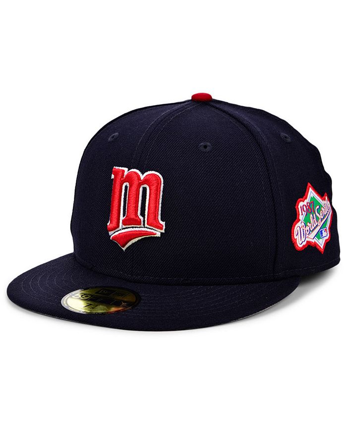 New Era Minnesota Twins World Series Patch 59FIFTY Cap - Macy's