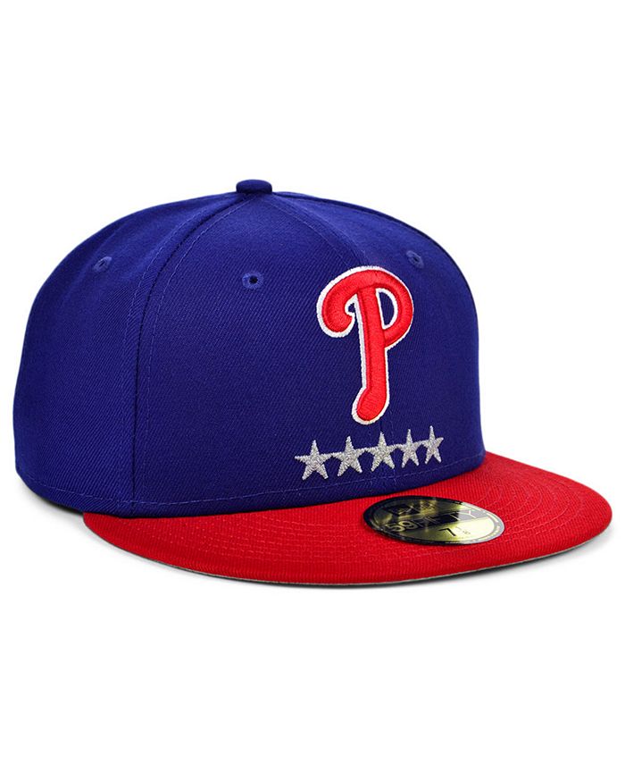 New Era Philadelphia Phillies Red White Blue 59FIFTY Cap - Macy's