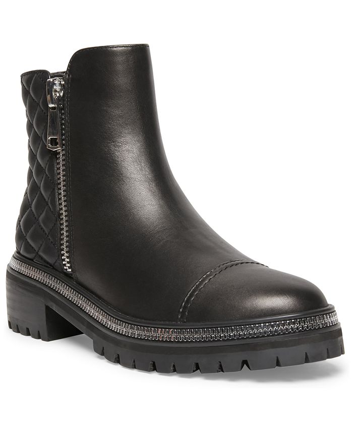 STEVEN NEW YORK Women's Fancey Quilted Ankle Booties - Macy's