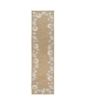 Liora Manne Capri Seashell Border 2' x 8' Runner Rug - Macy's