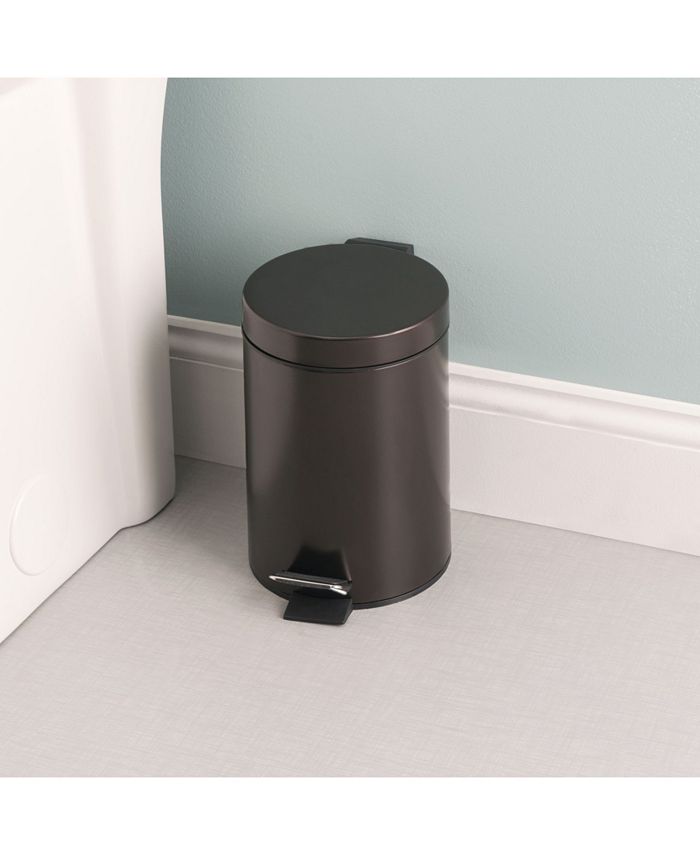 Home Basics 3 Liter Steel Step Waste Bin - Macy's