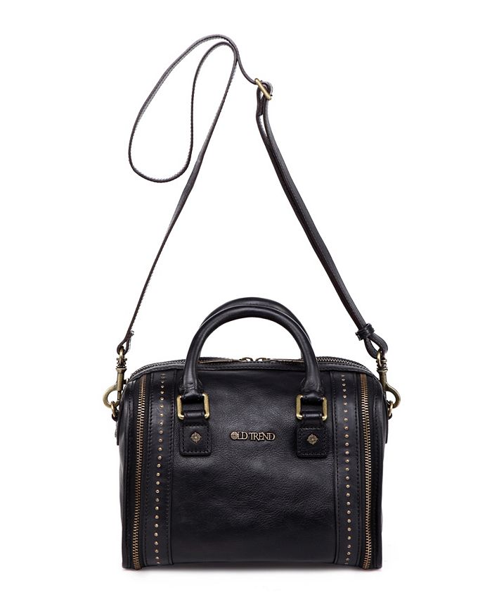 OLD TREND Women's Genuine Leather Mini Trunk Crossbody Bag - Macy's