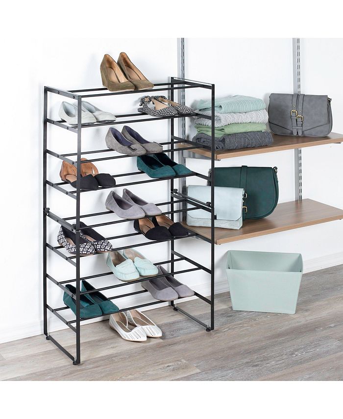 Richards Homewares 12 Pair 4 Tier Shoe Rack - Macy's