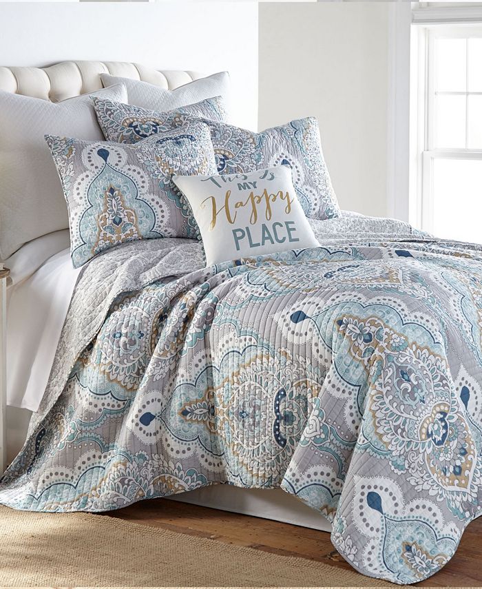 Levtex Olyria 3-Pc. Quilt Set, Full/Queen - Macy's