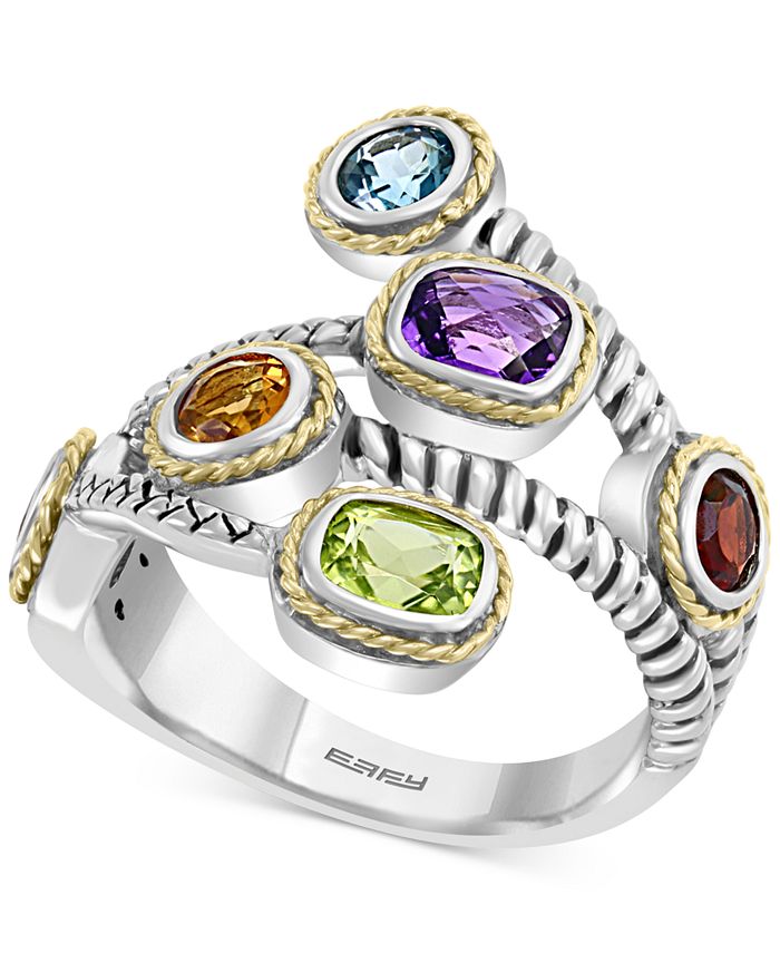 EFFY Collection EFFY® Multi-Gemstone Statement Ring (1-7/8 ct. t.w.) in ...