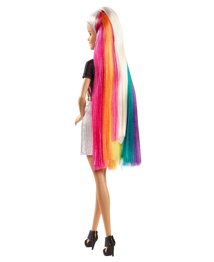 Barbie Rainbow Sparkle Hair Doll - Macy's
