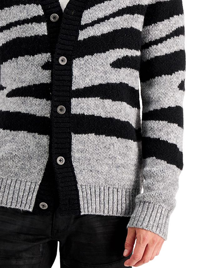 INC International Concepts Men's Zebra Cardigan, Created for Macy's ...