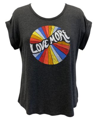 Style & Co Love More Graphic T-Shirt, Created for Macy's - Macy's