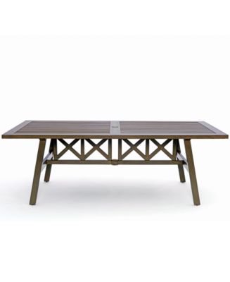 Kathan 84" x 42" Rectangle Aluminum Outdoor Dining Table , Created for ...