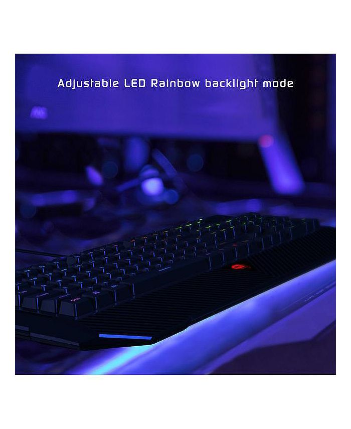 Tzumi Alpha Gaming Recon keyboard – LED Backlit Semi-Mechanical Gaming ...