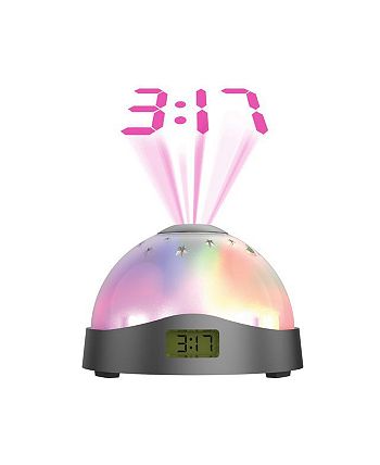 Tzumi Aura LED Compact Projection Nightlight Clock - Macy's