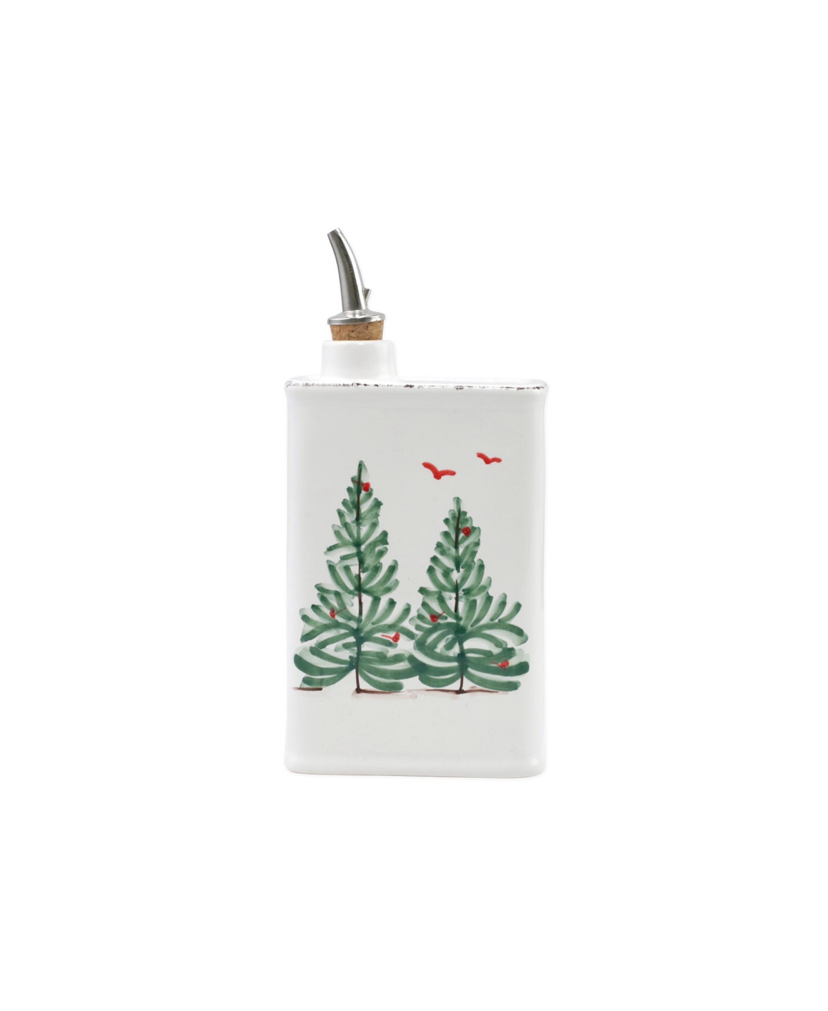 Click here for Vietri Lastra Holiday Olive Oil Can - Handpainted prices