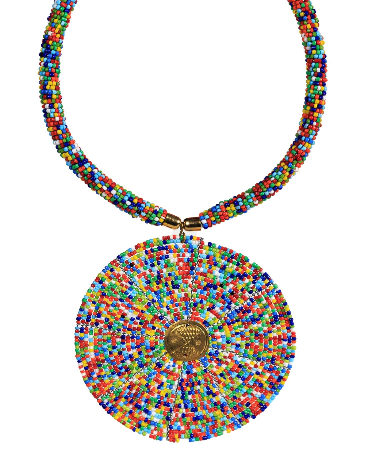 Click here for Kendi Amani Karani Beaded Necklace - Multicolored prices