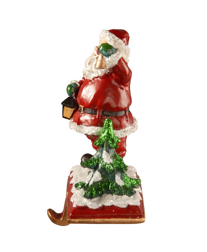 National Tree Company 6.5" Santa holding a Bell Stocking Holder - Macy's