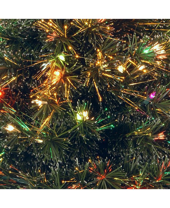 National Tree Company National Tree 36" Fiber Optic Ice Tree With ...