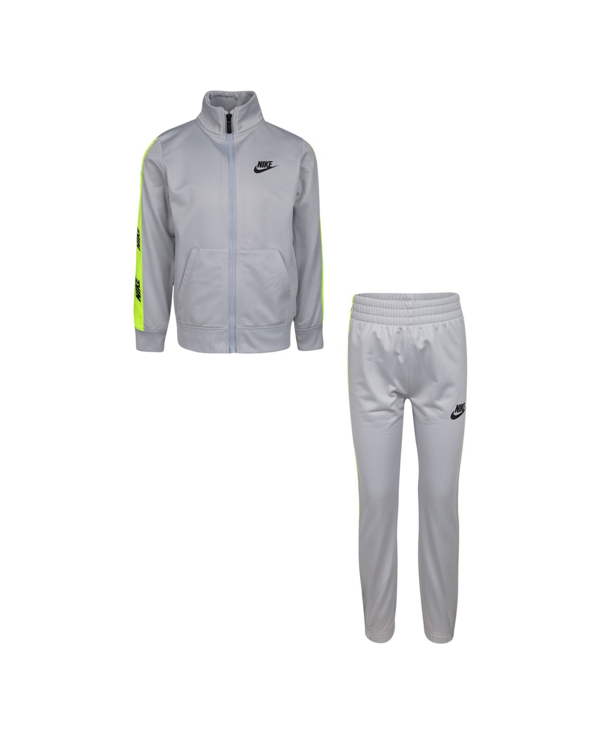 Click here for Nike Little Kids Taping Tricot Set - Light Smoke G... prices