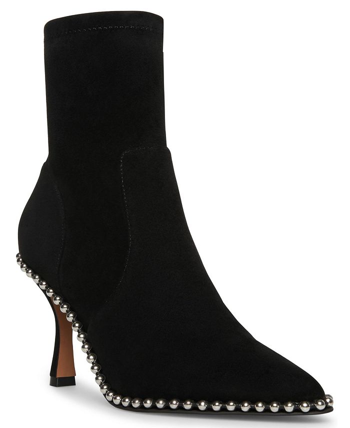 STEVEN NEW YORK Jemma Beadchained Sock Booties - Macy's