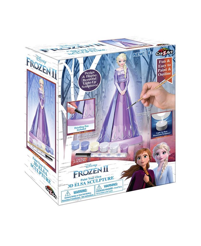 Cra-Z-Art Frozen II Paint Your Own 3D Elsa -- Comparable Value $19.99 ...
