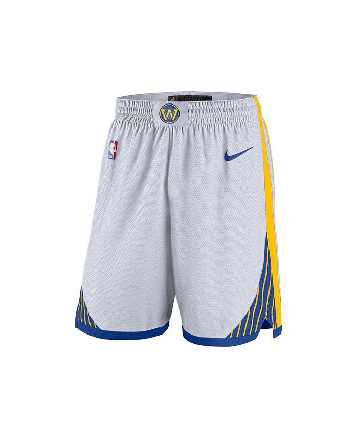 Nike Golden State Warriors Men's Association Swingman Shorts - Macy's